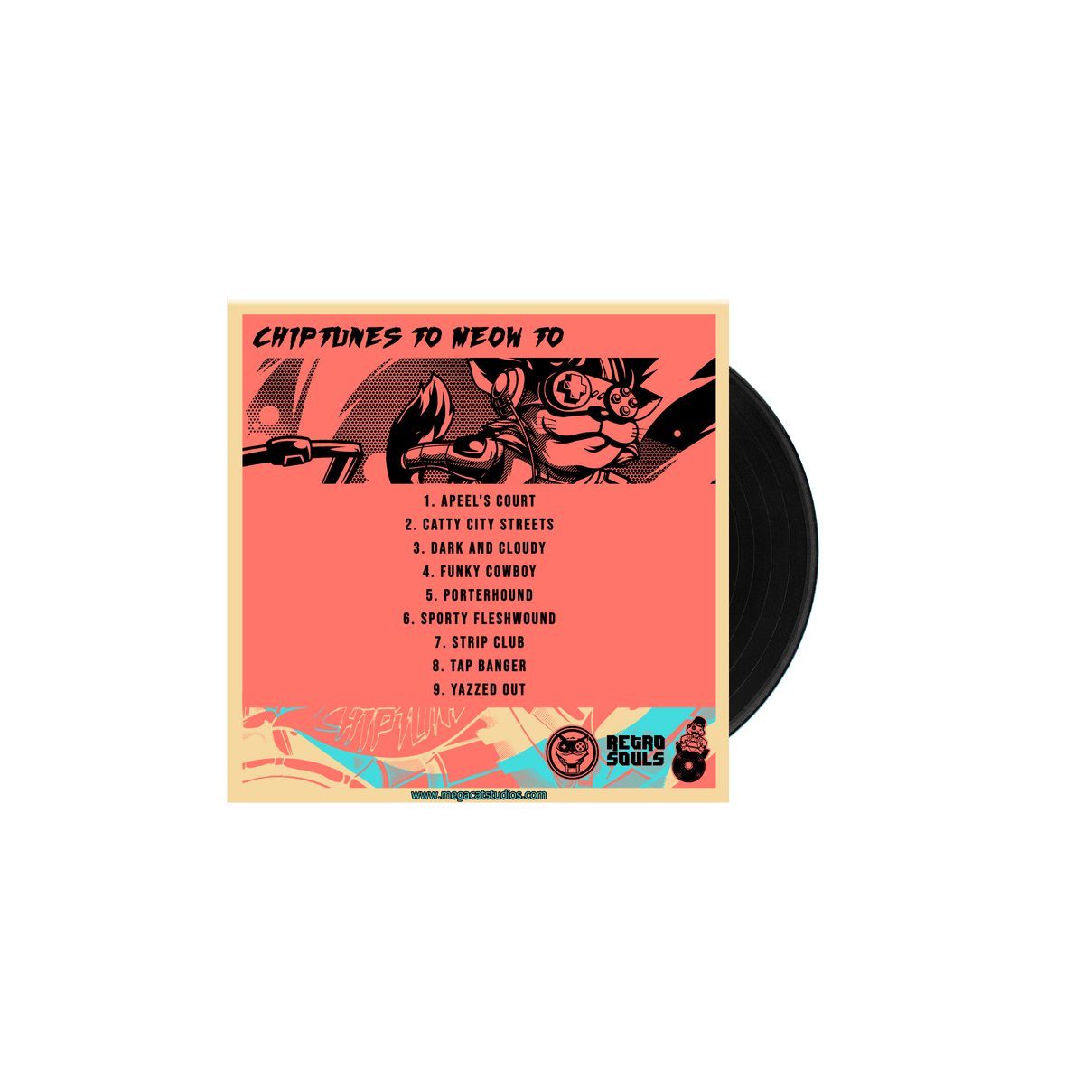 Chiptunes To Meow To - 12" LP Vinyl Record – Mega Cat Studios, Inc.